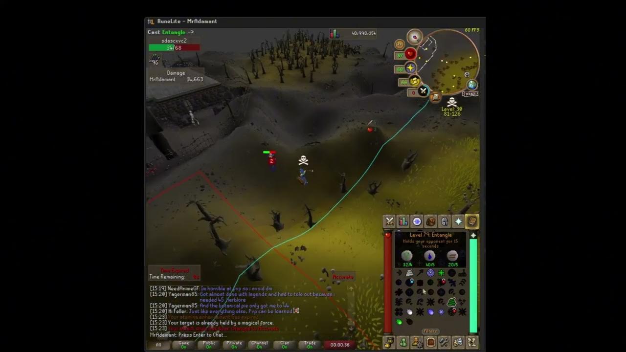OSRS: Pking a hunter bot - YouTube