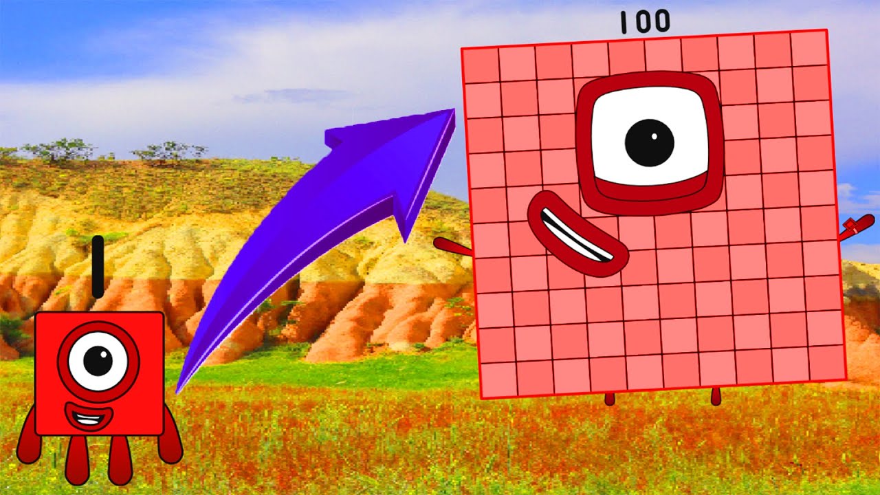 Numberblocks Band REMASTERED 1 to 100 - YouTube