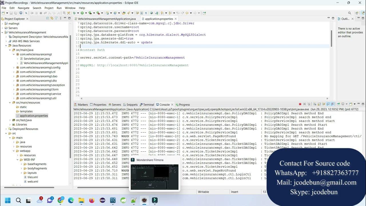 Vehicle Insurance Management project in spring boot and hibernate - YouTube