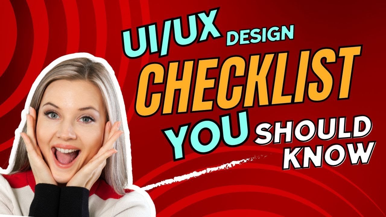 UIUX design checklist I Design Lesson - YouTube