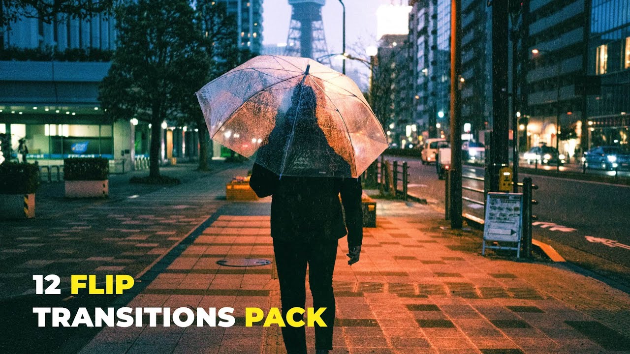 Flip Transitions Pack After Effects Template - YouTube