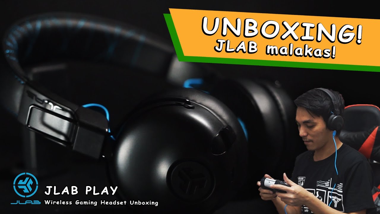 JLAB Play Wireless Gaming Headset - UNBOXING - YouTube