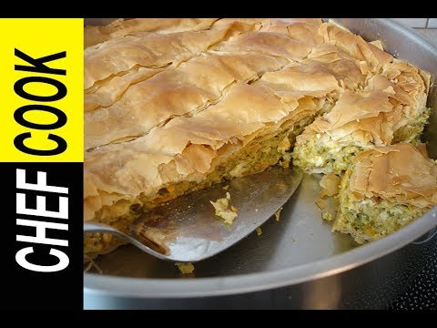 Νόστιμη πρασόπιτα με φύλλο κρούστας. - YouTube