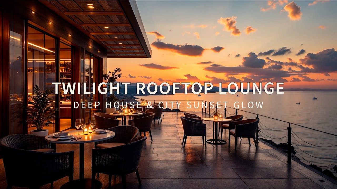 Twilight Rooftop Lounge | Deep House & City Sunset Glow (2-Hour+ Mix ...