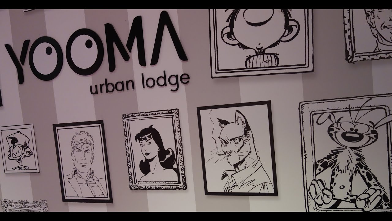 FIRST HOTEL dedicated to Franco-Belgian COMICS, BD, YOOMA, Brussels ...