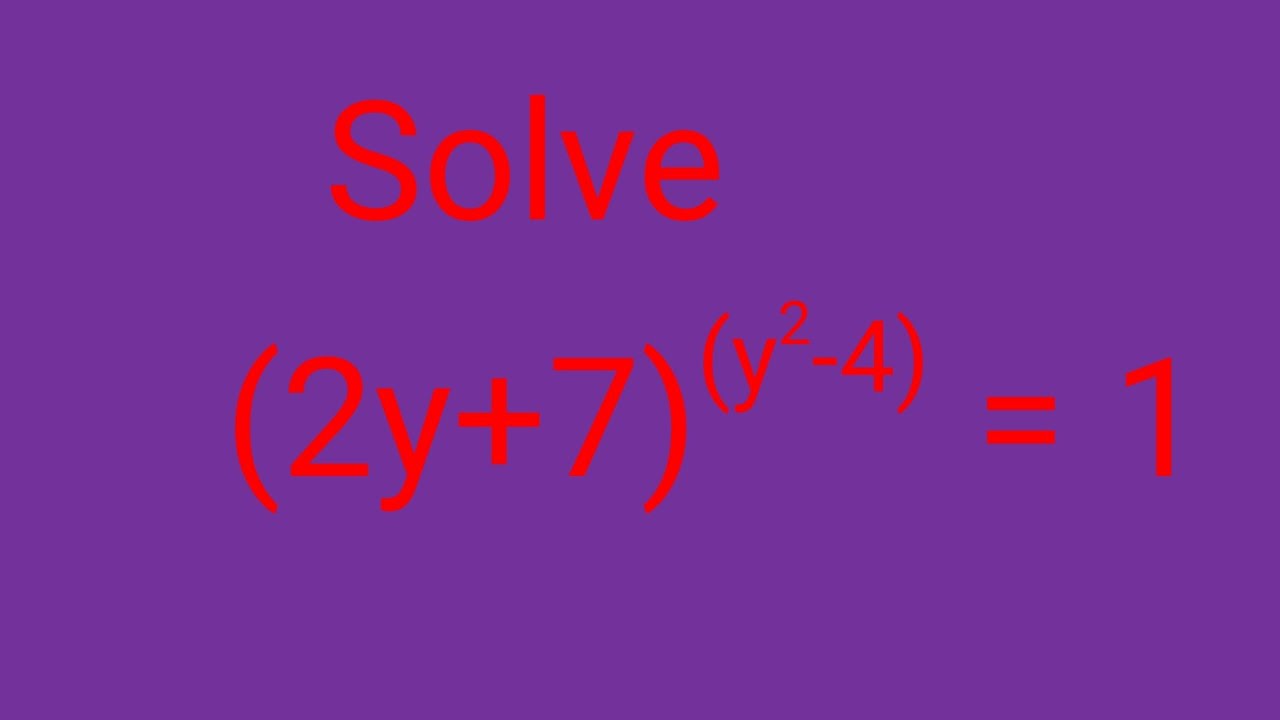 Solving hard exponential equation - YouTube