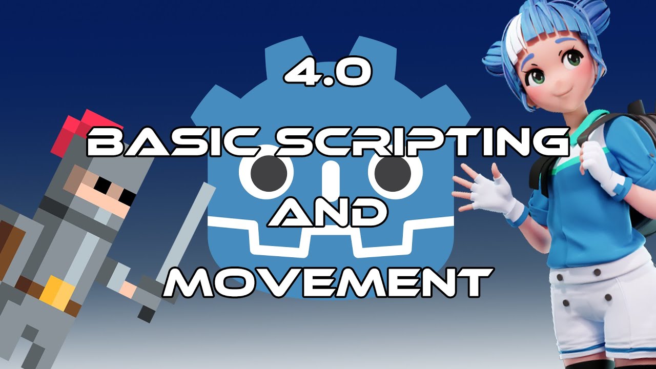 Basic Scripting And Movement Godot 4 0 Tutorial Youtube