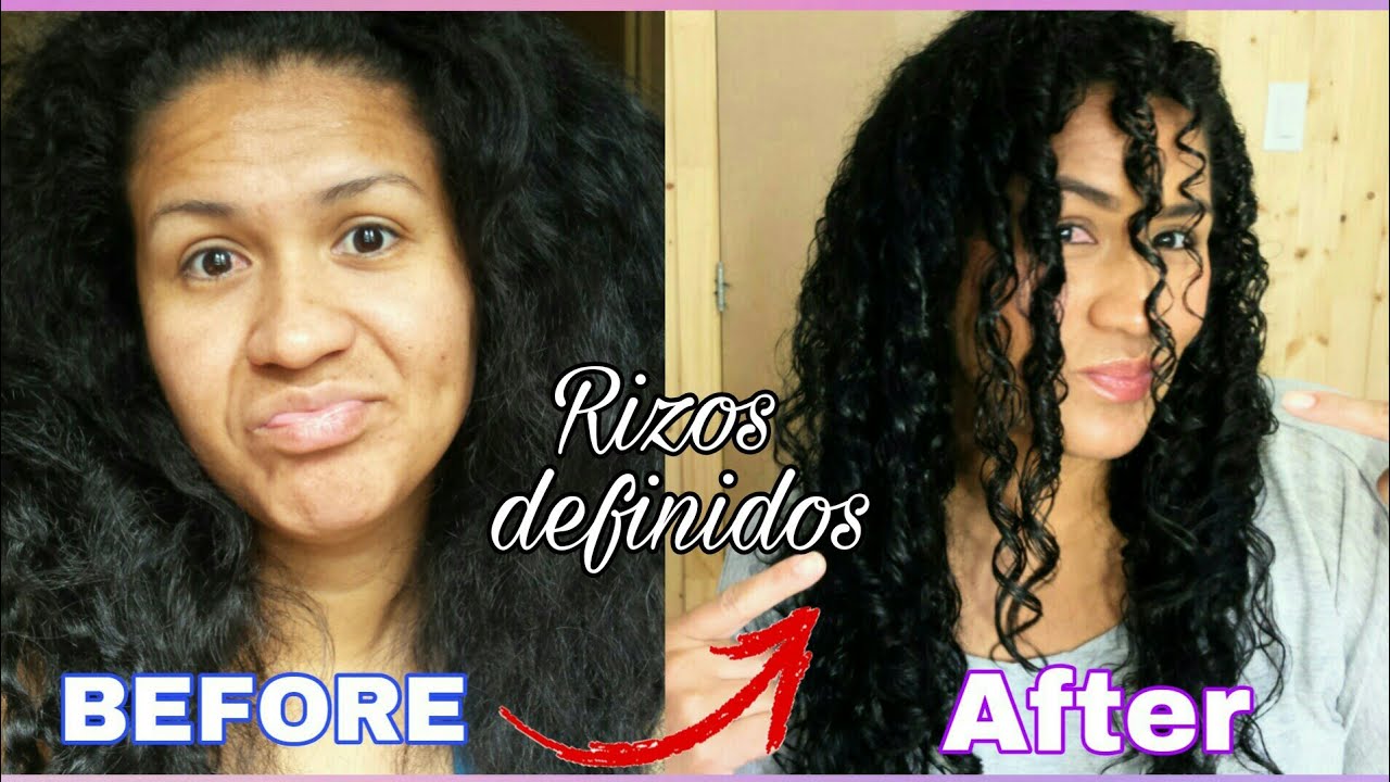 RIZOS DEFINIDOS COMO PEINARLOS MI RUTINA COMPLETA + QUE PRODUCTO DEBES ...
