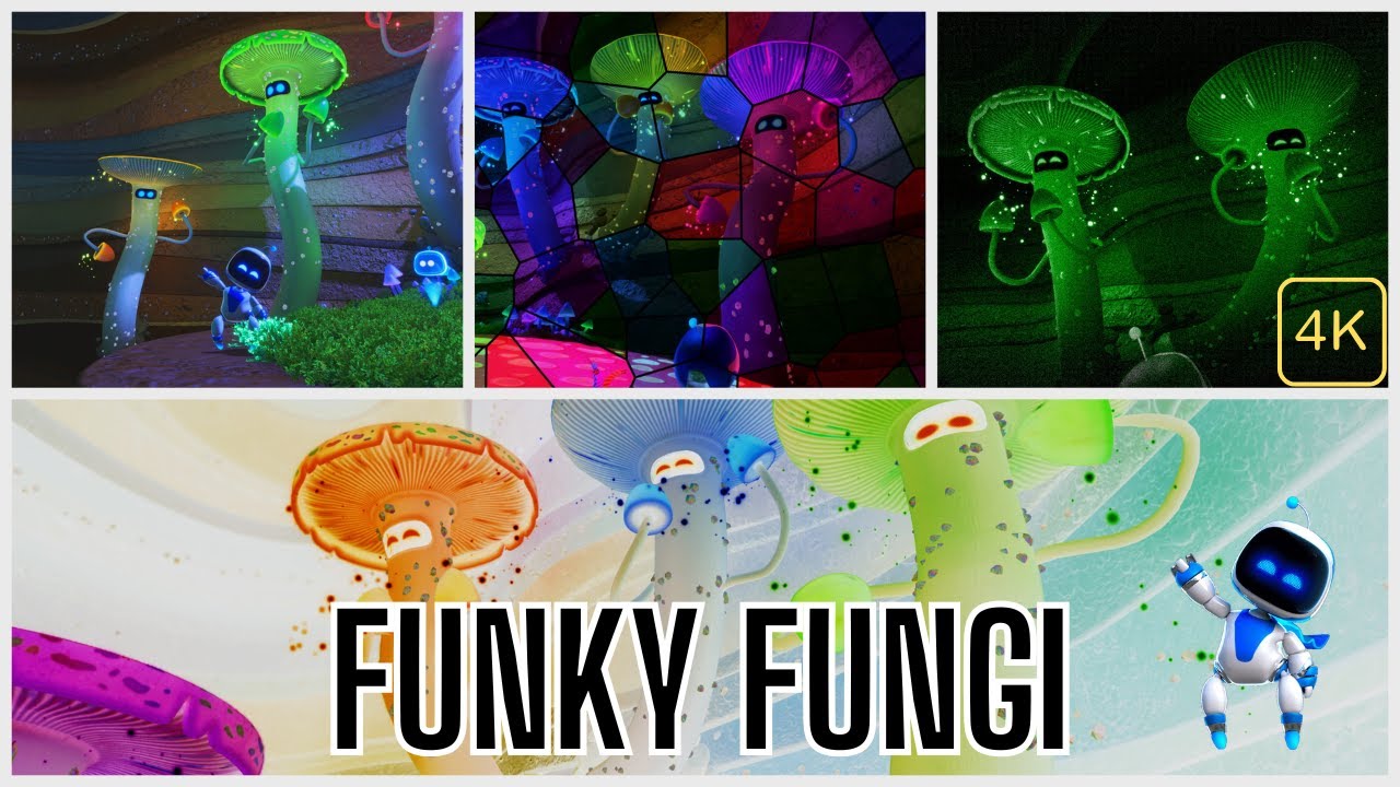 Chilling with My Shroomy Boys 🍄 – Funky Fungi (4K) | Astro Bot Mushroom ...