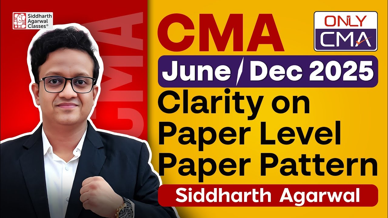 Breaking News for CMA Students | Paper Pattern Change for June 2025 ...