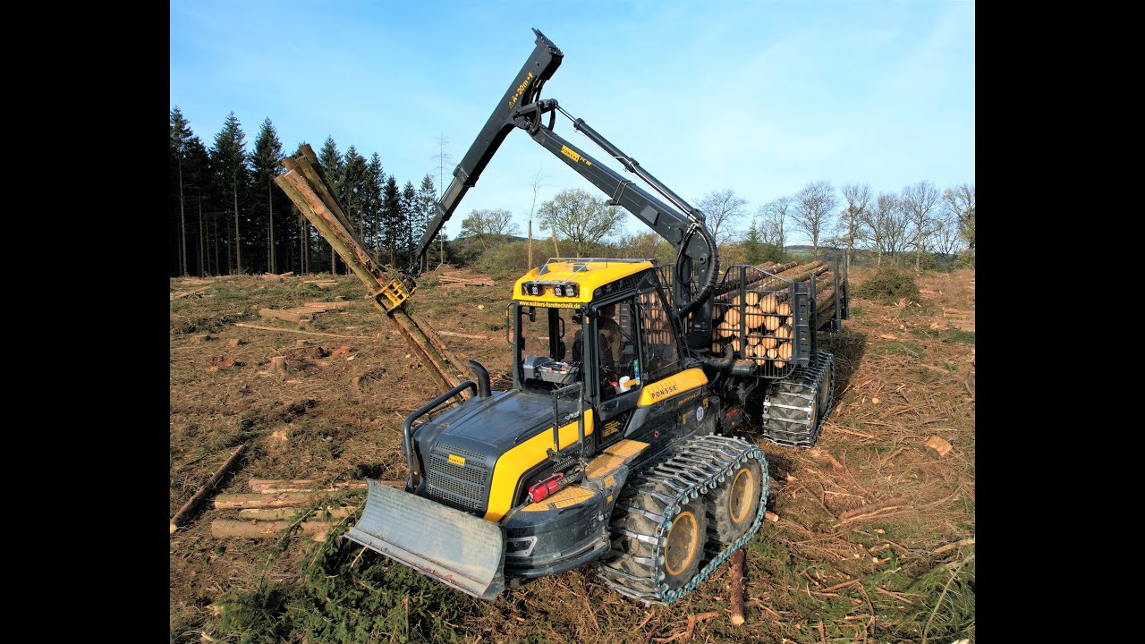 🌲4K|*MyPonsse* pure driving • NEW Ponsse Buffalo • WorldChampion Logger ...