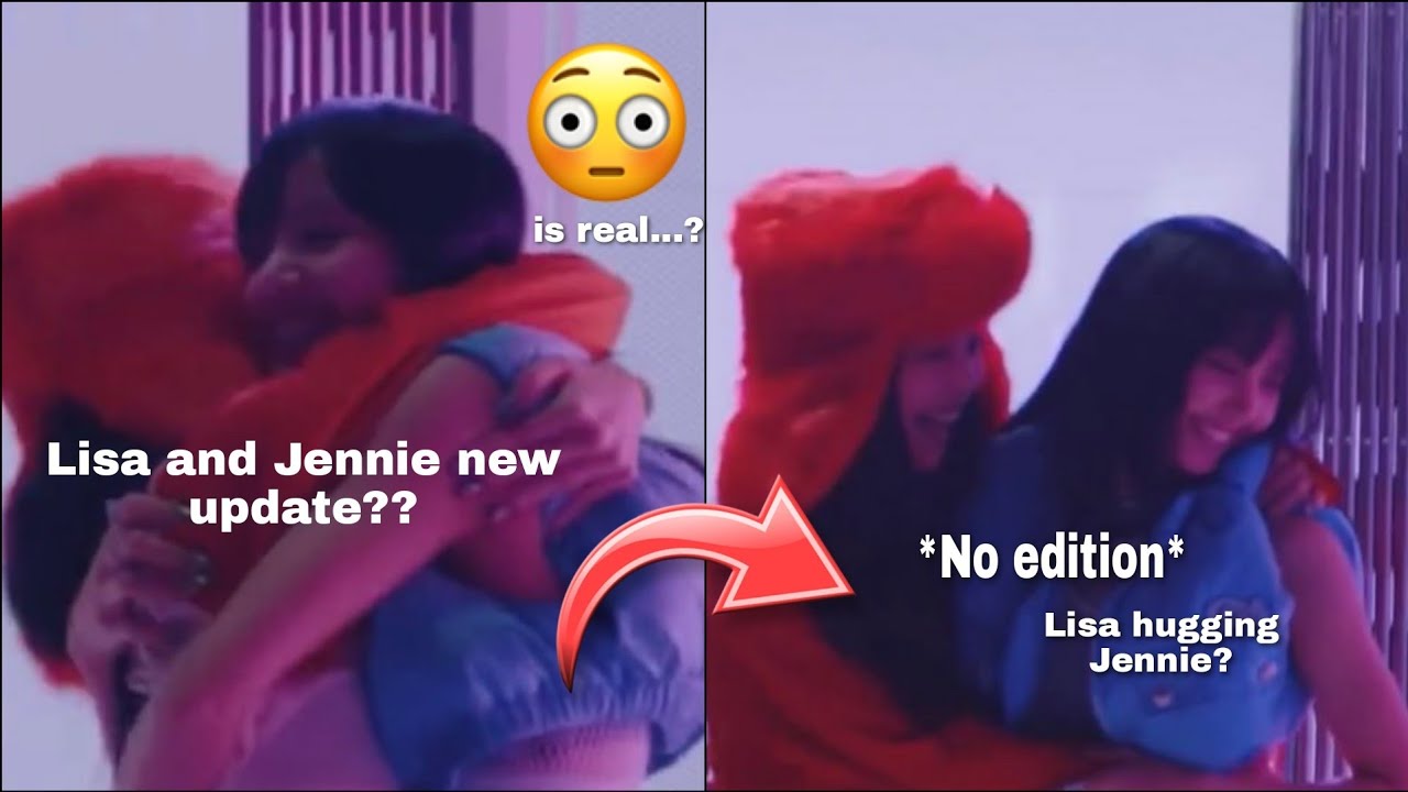 Is this hug here from JENLISA?😱 #jenlisa - YouTube