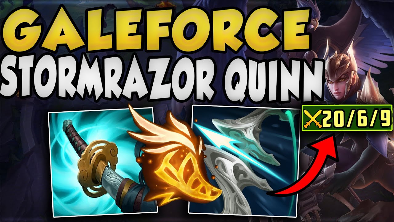 STORMRAZOR + GALEFORCE COMBO IS THE NEW CRIT QUINN META FOR TOPLANE ...