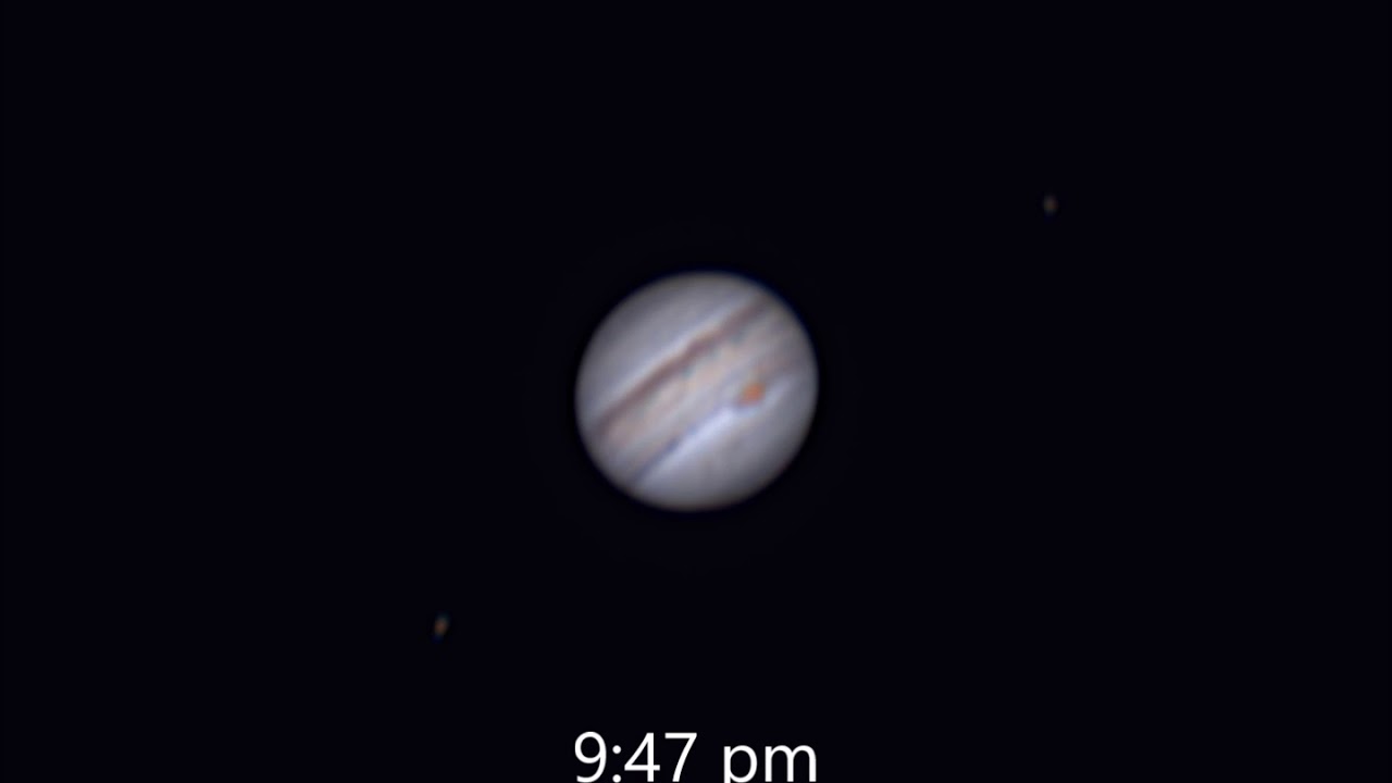 Short Video showing Jupiter Rotation in One Hour - YouTube