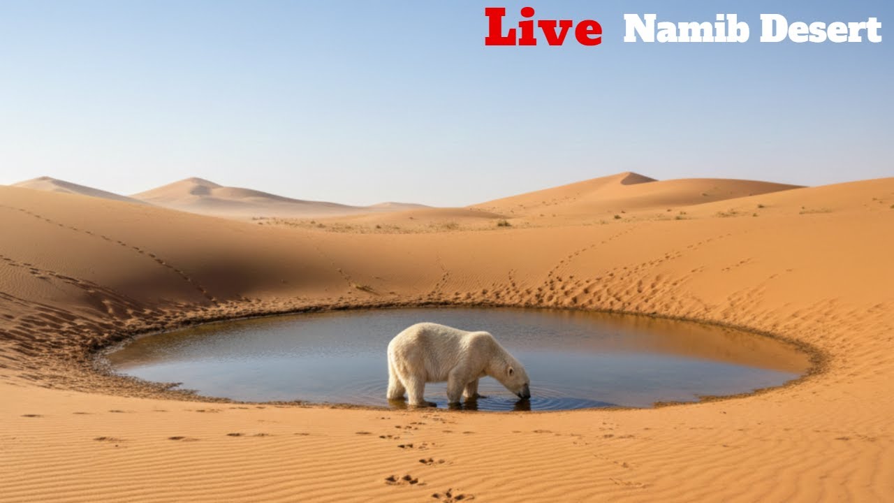 Namibia: Live stream in the Namib Desert🦓🦓🦓 - YouTube