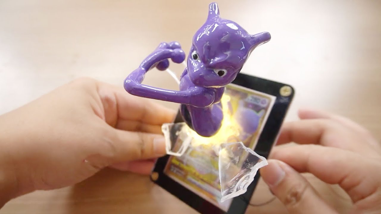 Making MEWTWO of Pokemon Card /RESIN ART - YouTube