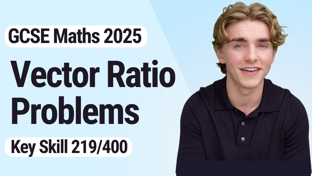 Vector Ratio Problems | GCSE Maths 2025 | 219/400 - YouTube