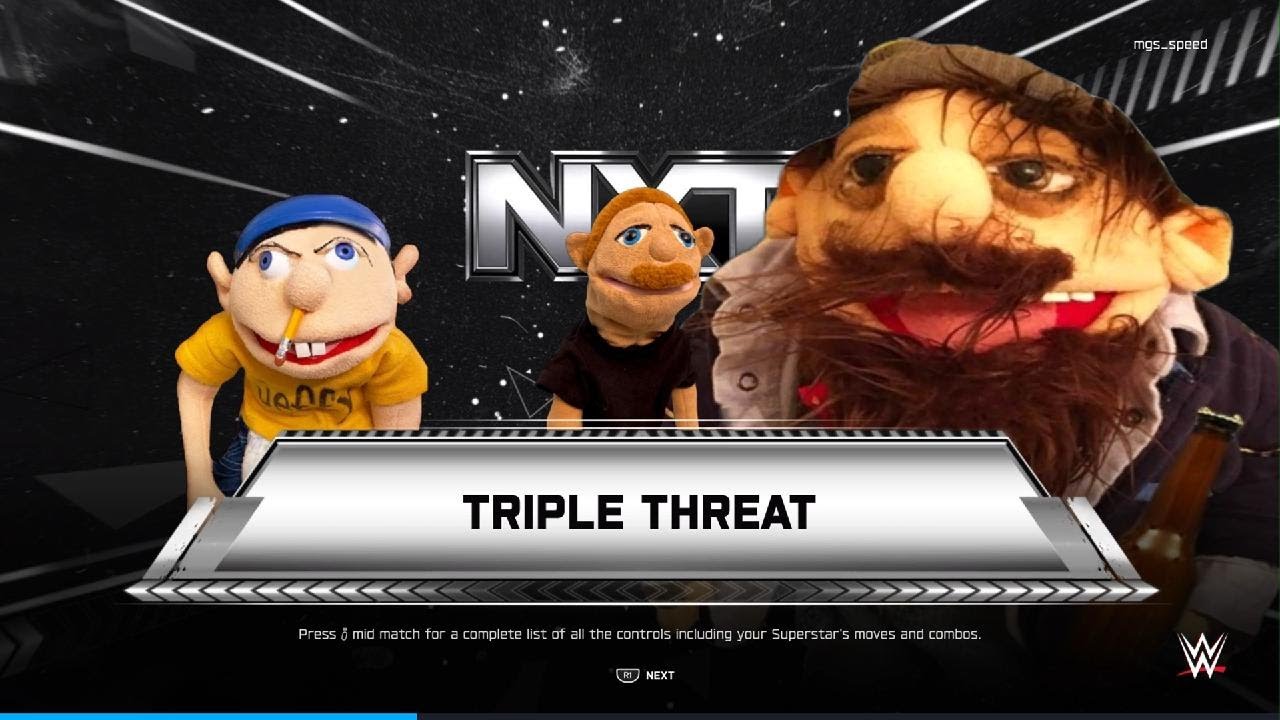 WWE 2K25 SML triple threat - YouTube