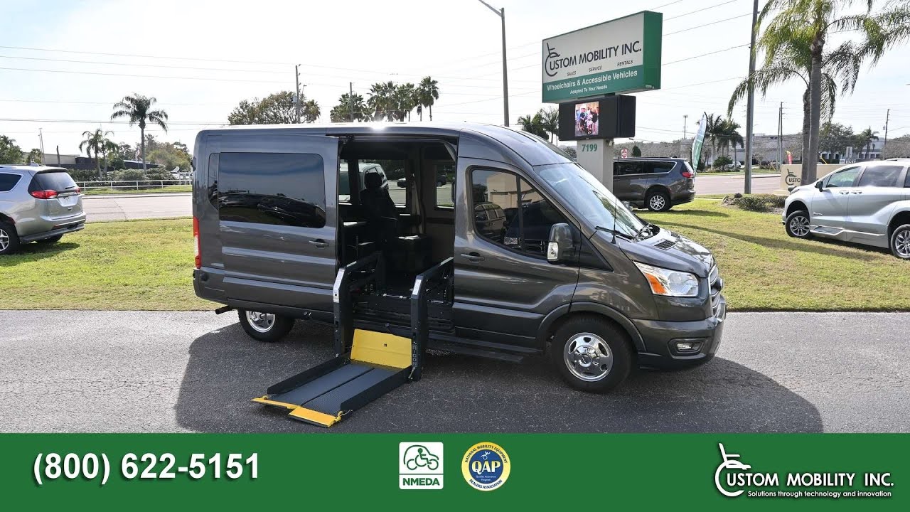 2020 Ford Transit 250 with VMI/Ricon Power Side Entry Ramp - YouTube