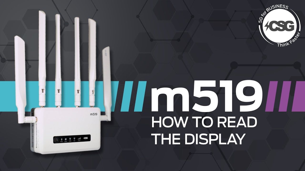 M519 - How To Read The Display - YouTube