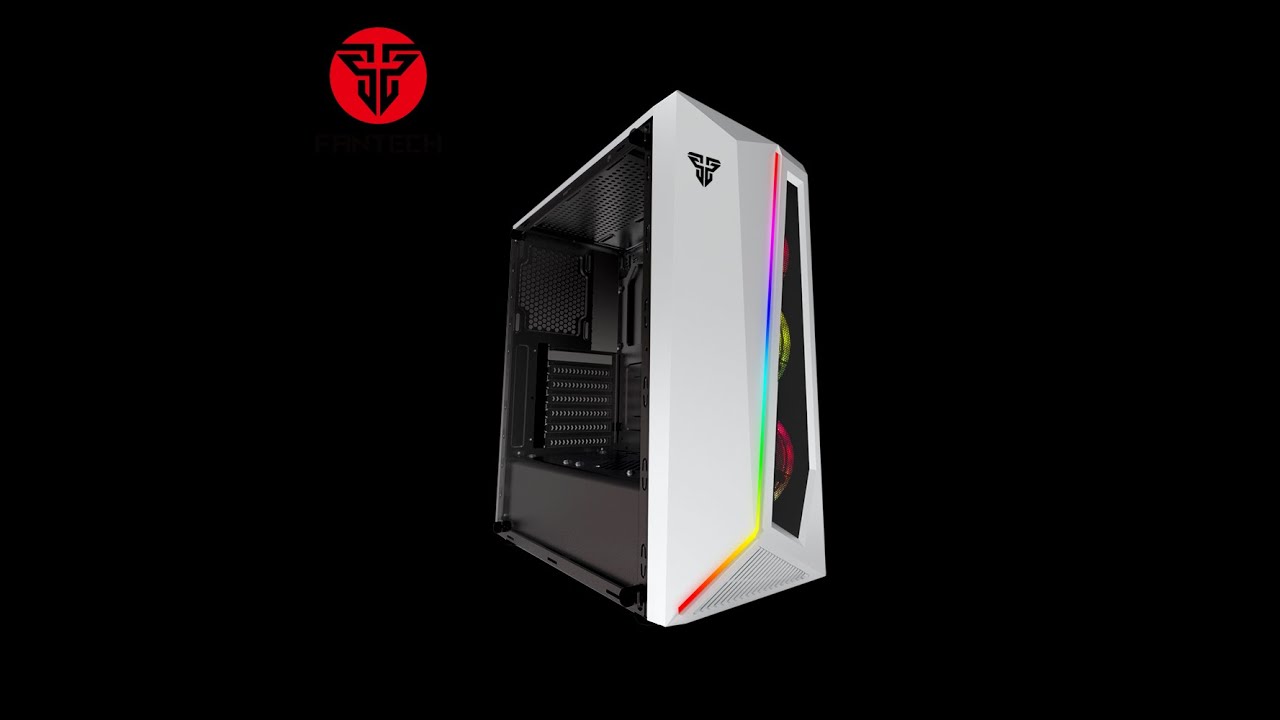 Gabinete Gamer Fantech Pulse CG71 Vidrio templado RGB - YouTube
