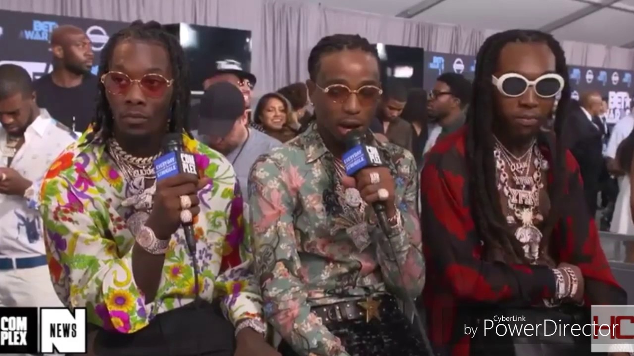Joe budden gets mad drops the mic during interview of Migos at 2017 BET ...