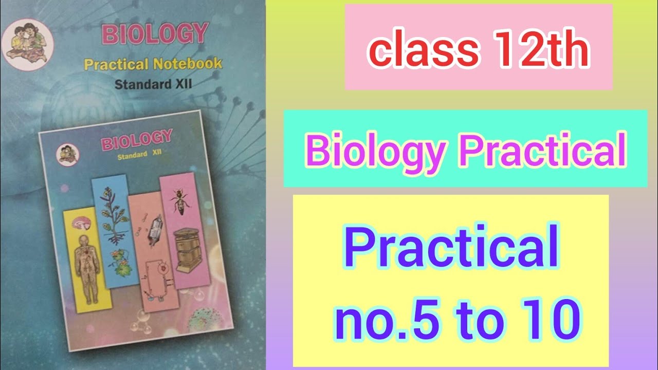 Practical no.5 to 10। Biology Practical। class 12th। @suhanii_49 - YouTube