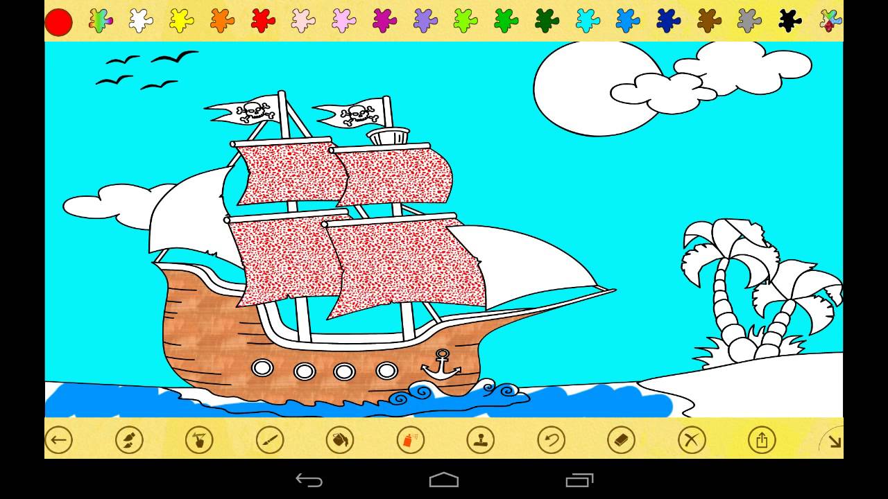 Paint 4 Kids App on Android 4.4 - YouTube