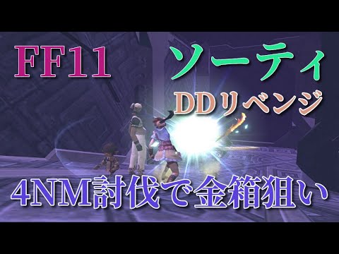 【FF11】ソーティ D区画のNMリベンジして4NM討伐 金箱ゲット - YouTube