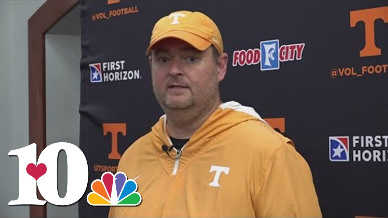 Josh Heupel speaks during week 4 of fall camp - YouTube