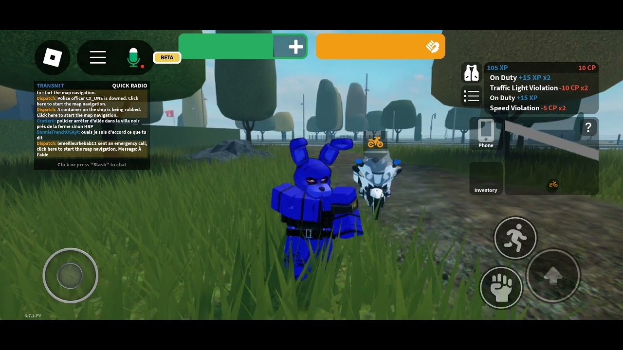 why Bonnie is activated panic button??? (panic button is police officer ...