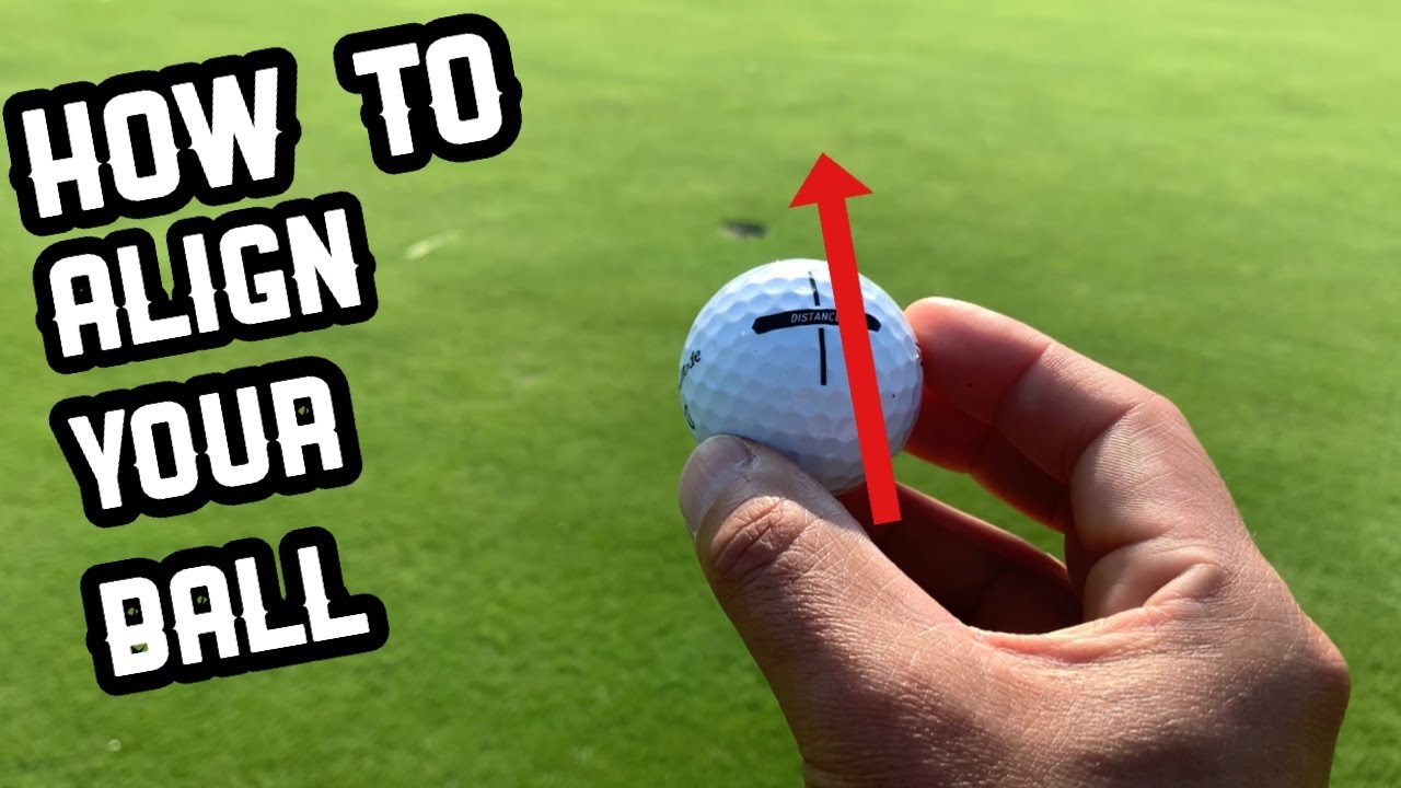 How to Align your GOLF BALL - YouTube