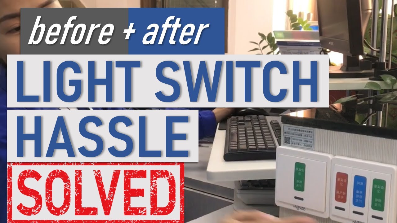 Stop Wasting Electricity - Light Switch FIX - YouTube