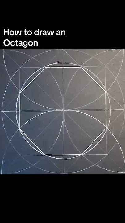 How to draw a Octagon - YouTube