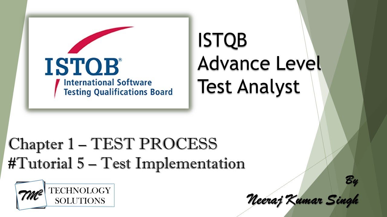ISTQB Advance Test Analyst 1 6 Test Implementation ISTQB Tutorials istqb-advance-test-analyst-1-6-test-implementation-istqb-tutorials