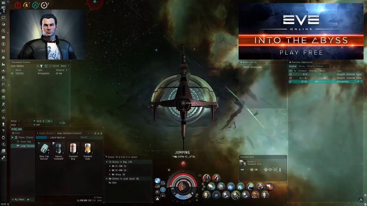 EVE Online Mostly Solo #4| Praxis Stumbles Across Local Pirates - YouTube