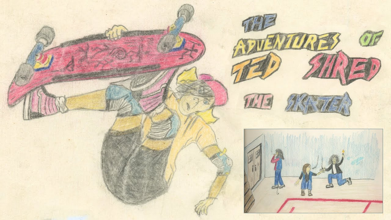 Adventures of Ted Shred The Skater Storybook - YouTube