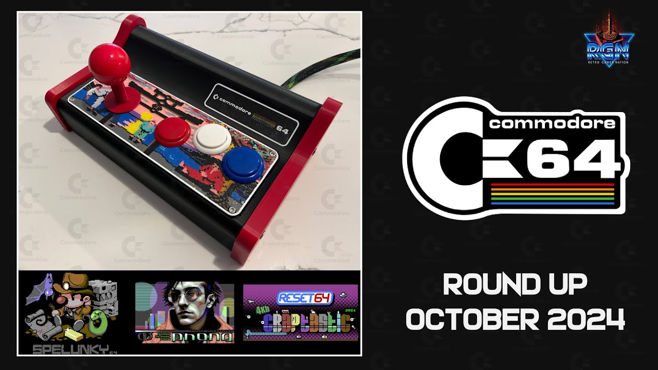 C64 Round Up: October 2024 - Cool joystick, Spelunky 64 and Craptastic ...