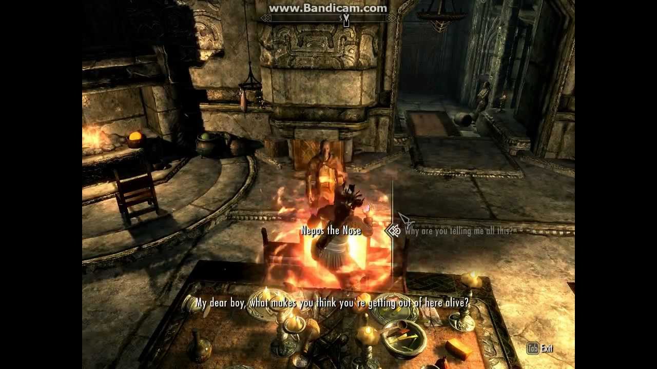Skyrim - level 40 mage vs. Nepos house [Master difficulty] - YouTube