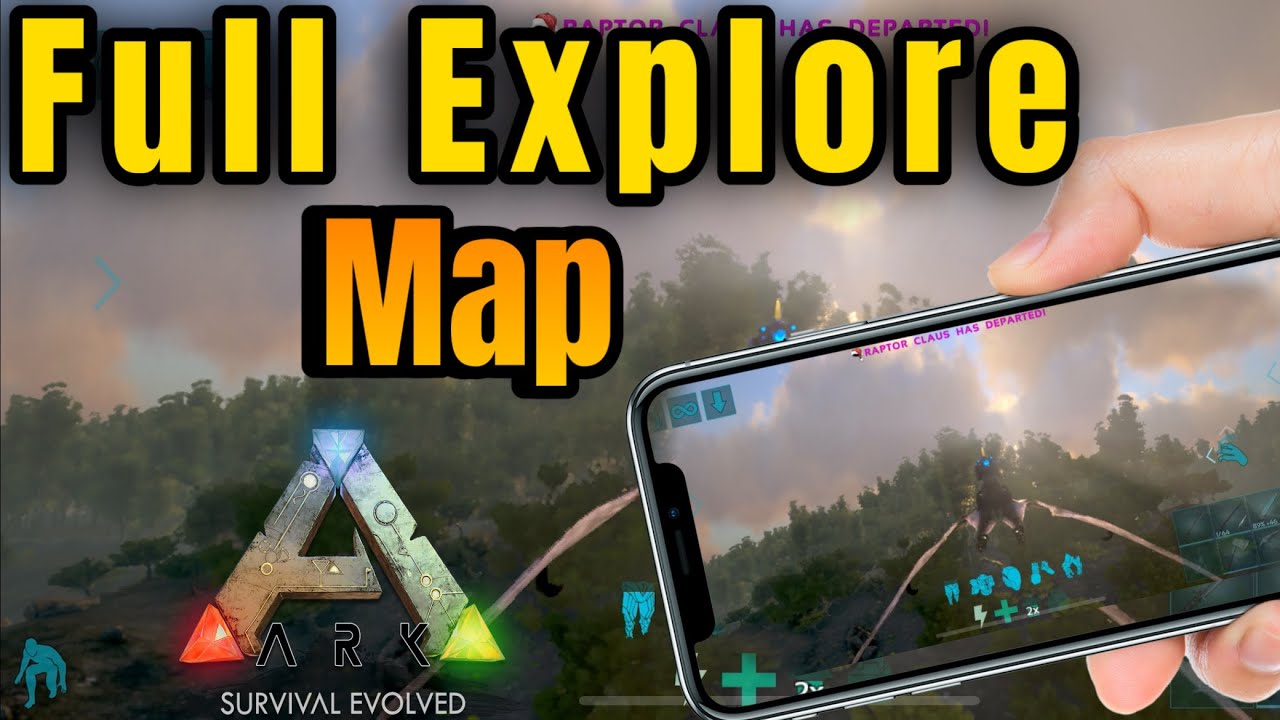 Ark Ultimate Mobile Edition | Full Explore Map | iPhone 14 | 60 FPS # ...