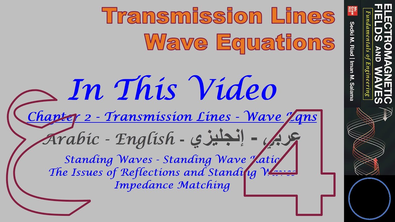 Ch 2 - Transmission Lines - Wave Equations - 4 of 8 - YouTube