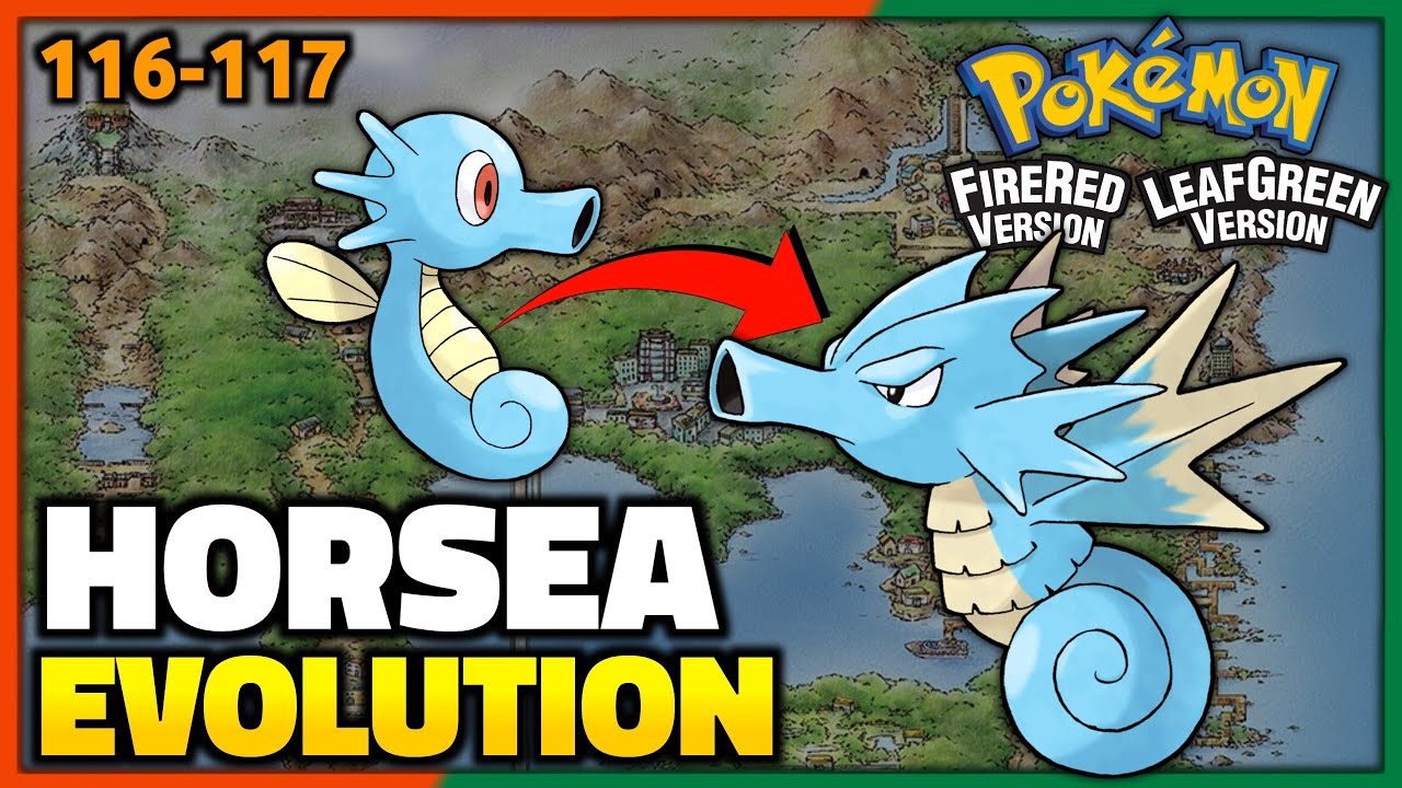 Pokemon Fire Red & Leaf Green - How To Evolve Horsea into Seadra ...