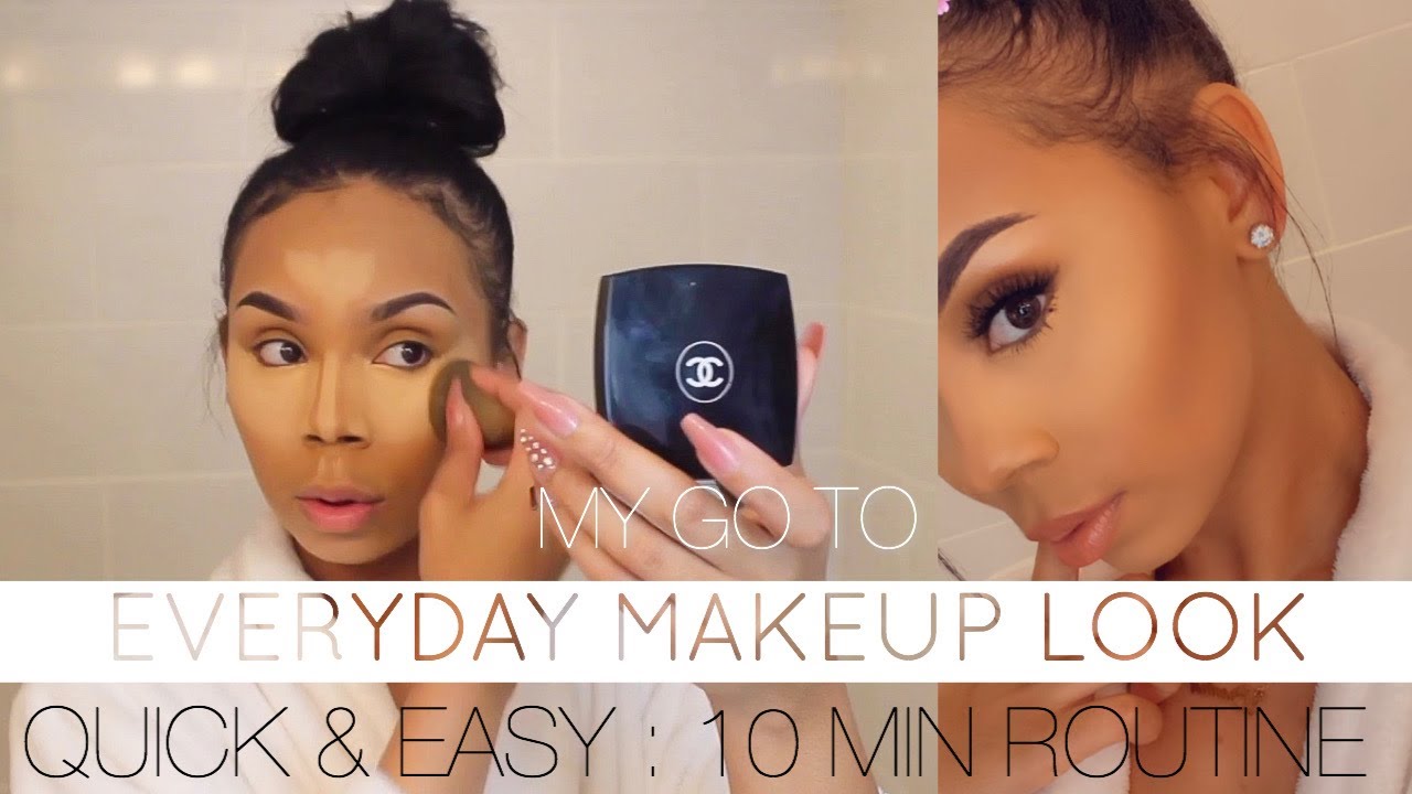 My Go To Everyday Makeup Look Quick And Easy 10 Min Routine Tutorial