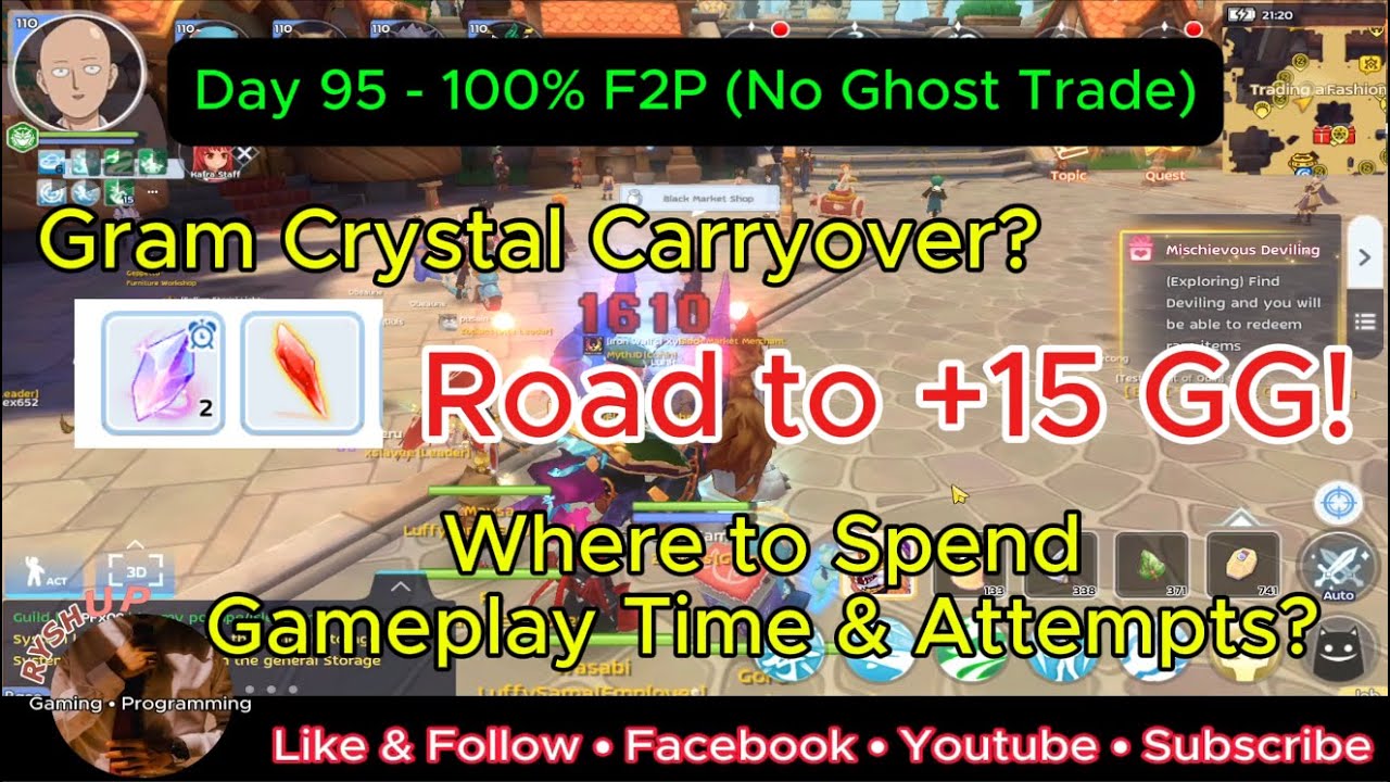 Ragnarok M Classic: Limited Gram Crystal Carryover! Spend Gameplay Time ...