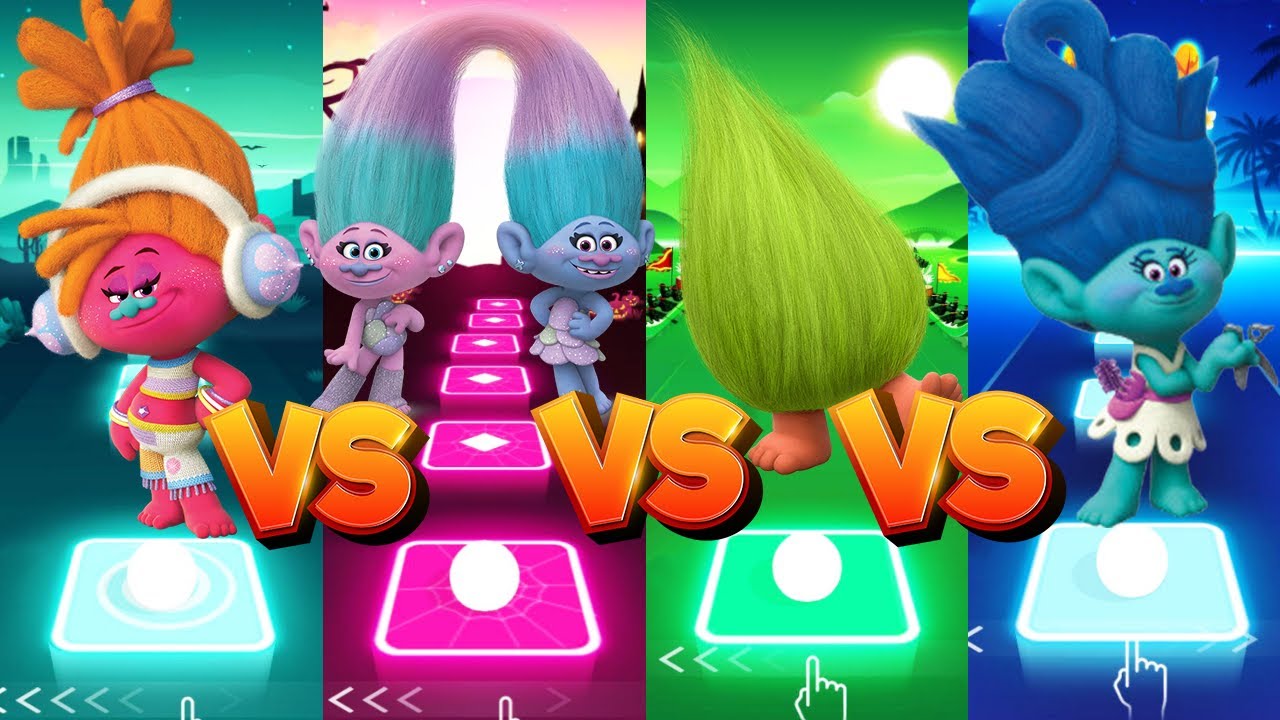 Trolls | Troll DJ Suki 🆚 Troll satin and chenille 🆚 Troll Fuzzbert 🆚 ...