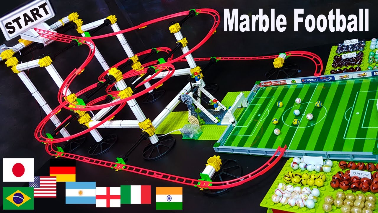 Be quick in Marble Soccer #13 and score goals to avoid being eliminated ...