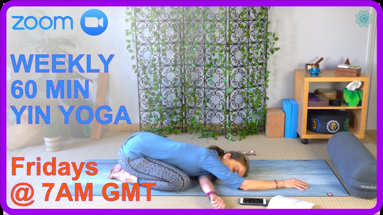 Yin Yoga on Zoom - Weekly - Yoga for Beginners - YouTube