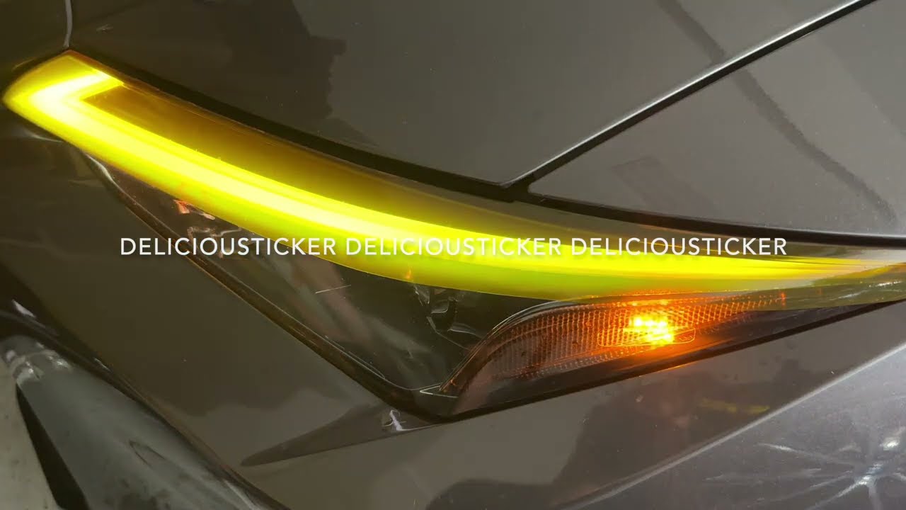 How to make your DRL golden orange - for Lexus IS 2021-2024 - YouTube