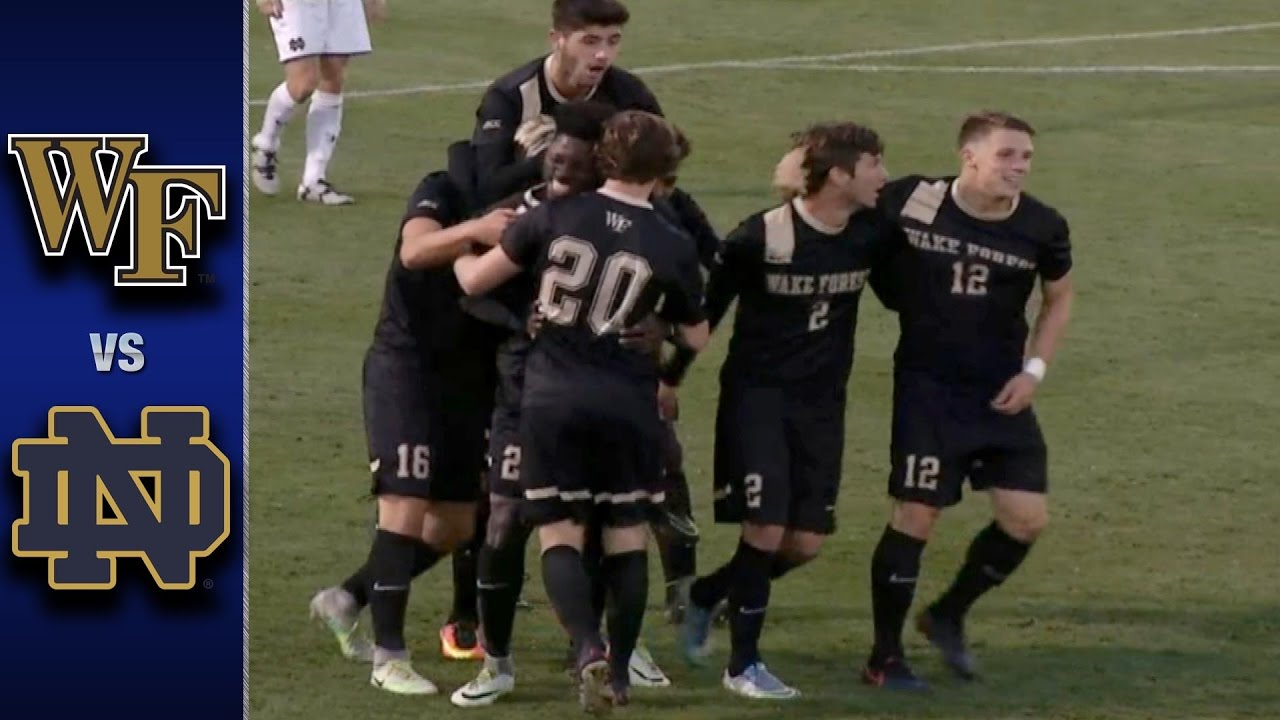 Wake Forest vs. Notre Dame Soccer Highlights (2016) - YouTube
