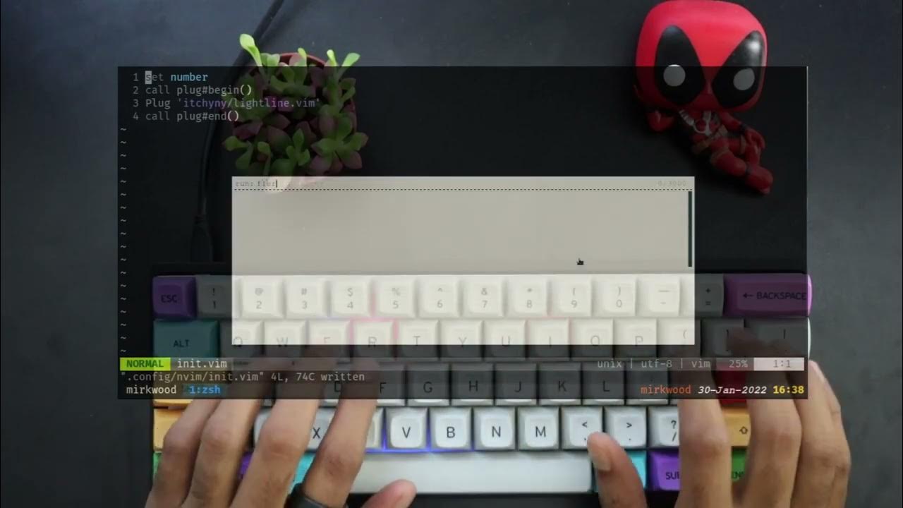 Building 20 line minimal neovim config - YouTube